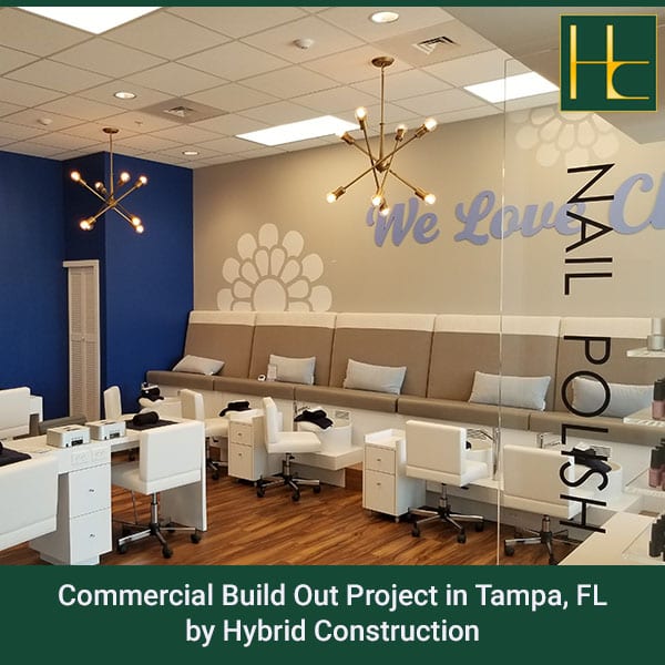 Commercial Build Out Project in Tampa, FL by Hybrid Construction